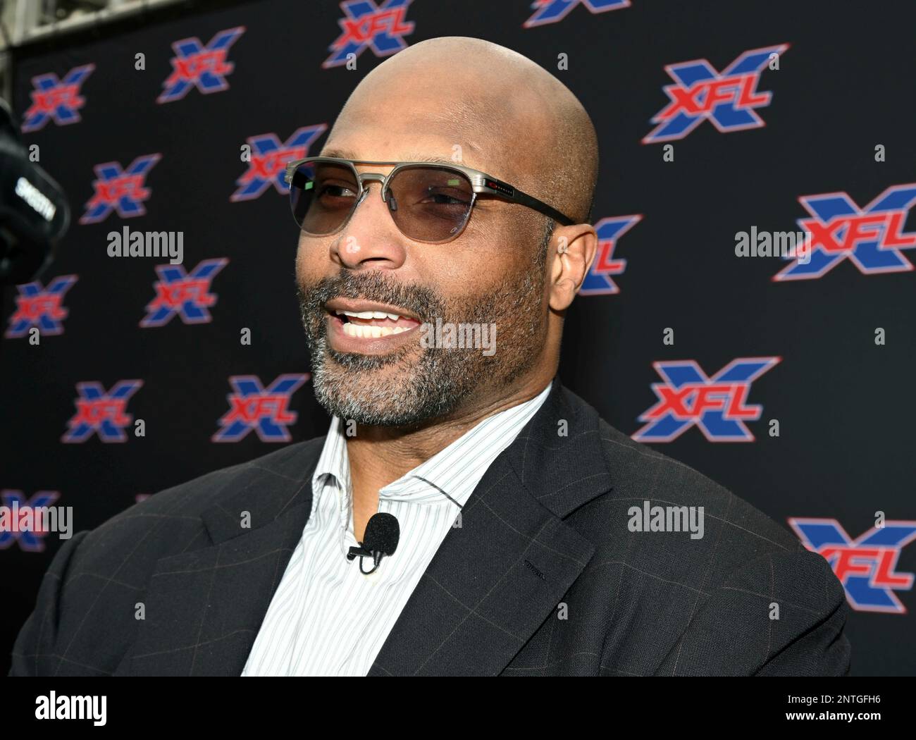 Winston Moss is introduced as coach and general manager of the XFL team ...
