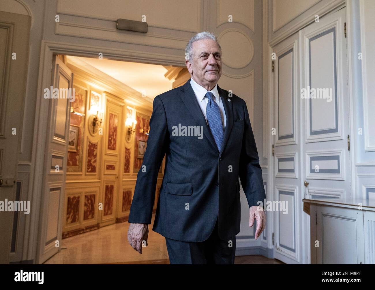 EU Commissioner of Migration and Home Affairs Dimitris Avramopoulos ...