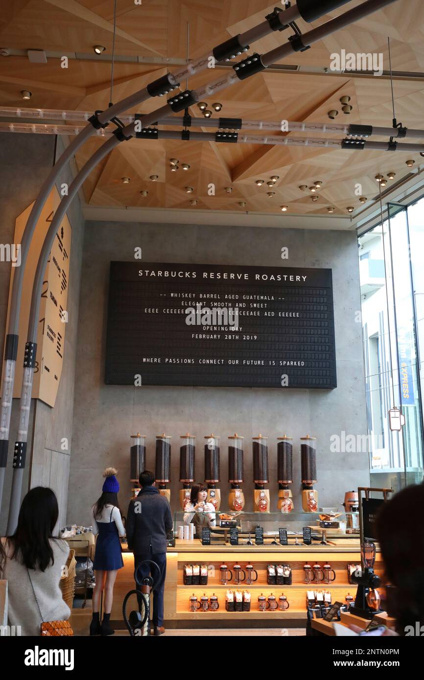 Starbucks Reserve Roastery Tokyo which was opened in late-February is ...