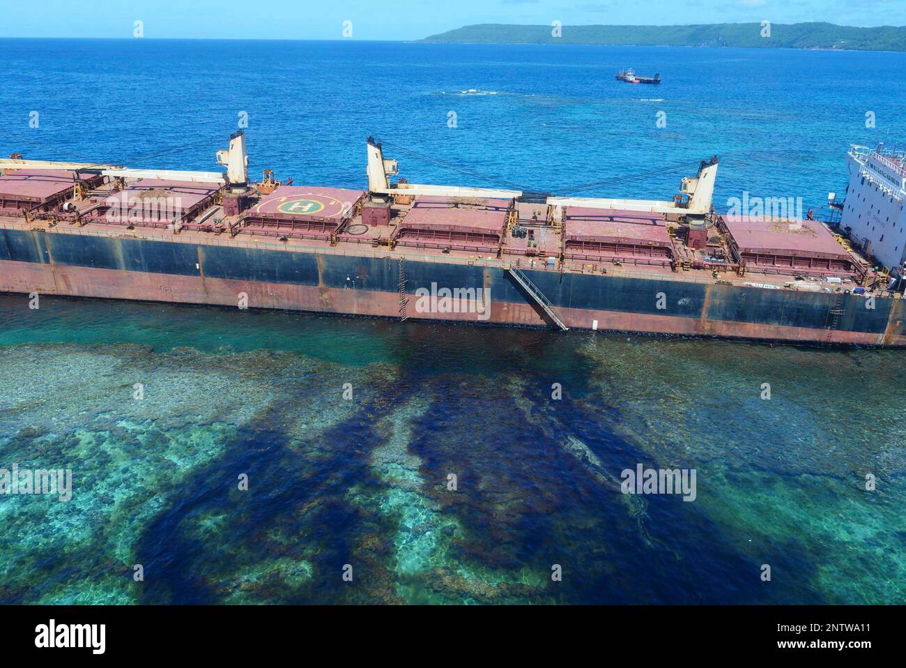 In this Feb. 26, 2019, photo taken by the Australian Maritime Safety ...