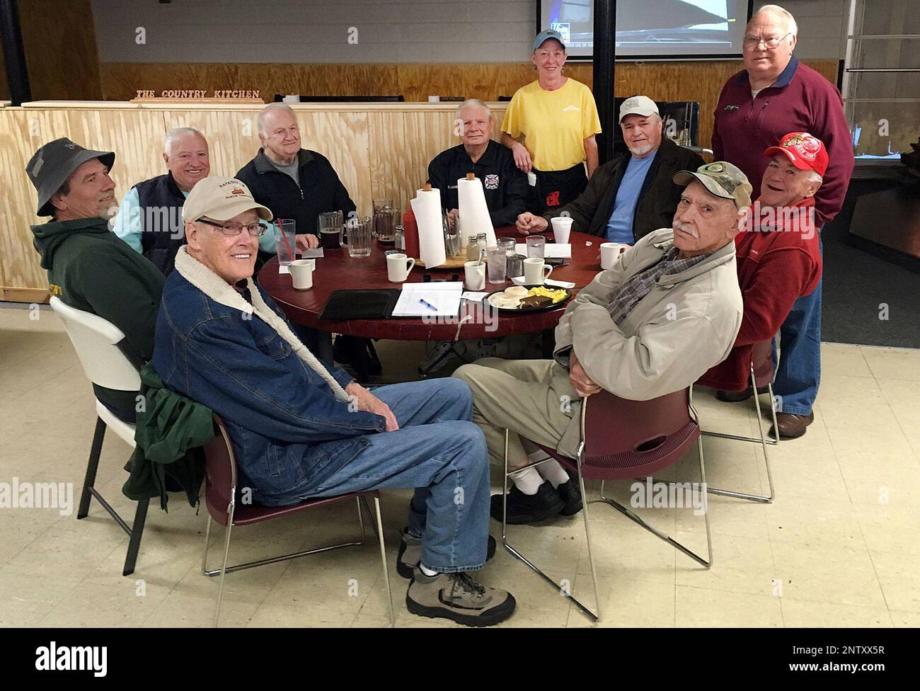 Members of the Knights of the Round Table gather Tuesday, Feb. 12, 2019 ...
