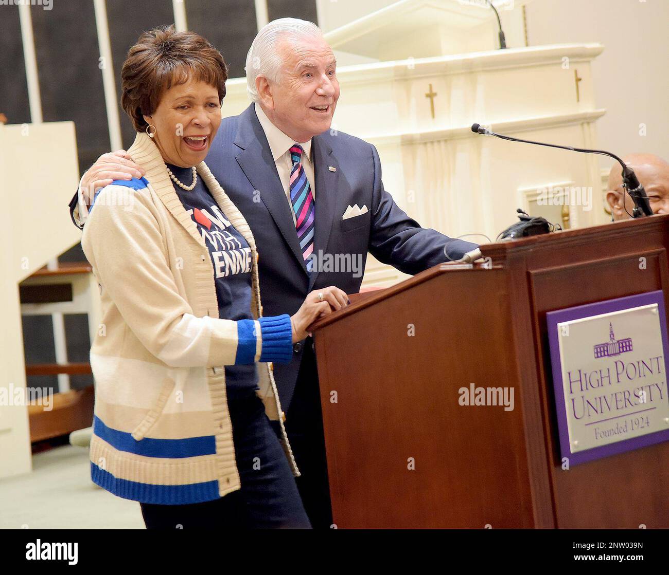 In this Feb. 1, 2019, photo Phyllis Worthy Dawkins, president of ...