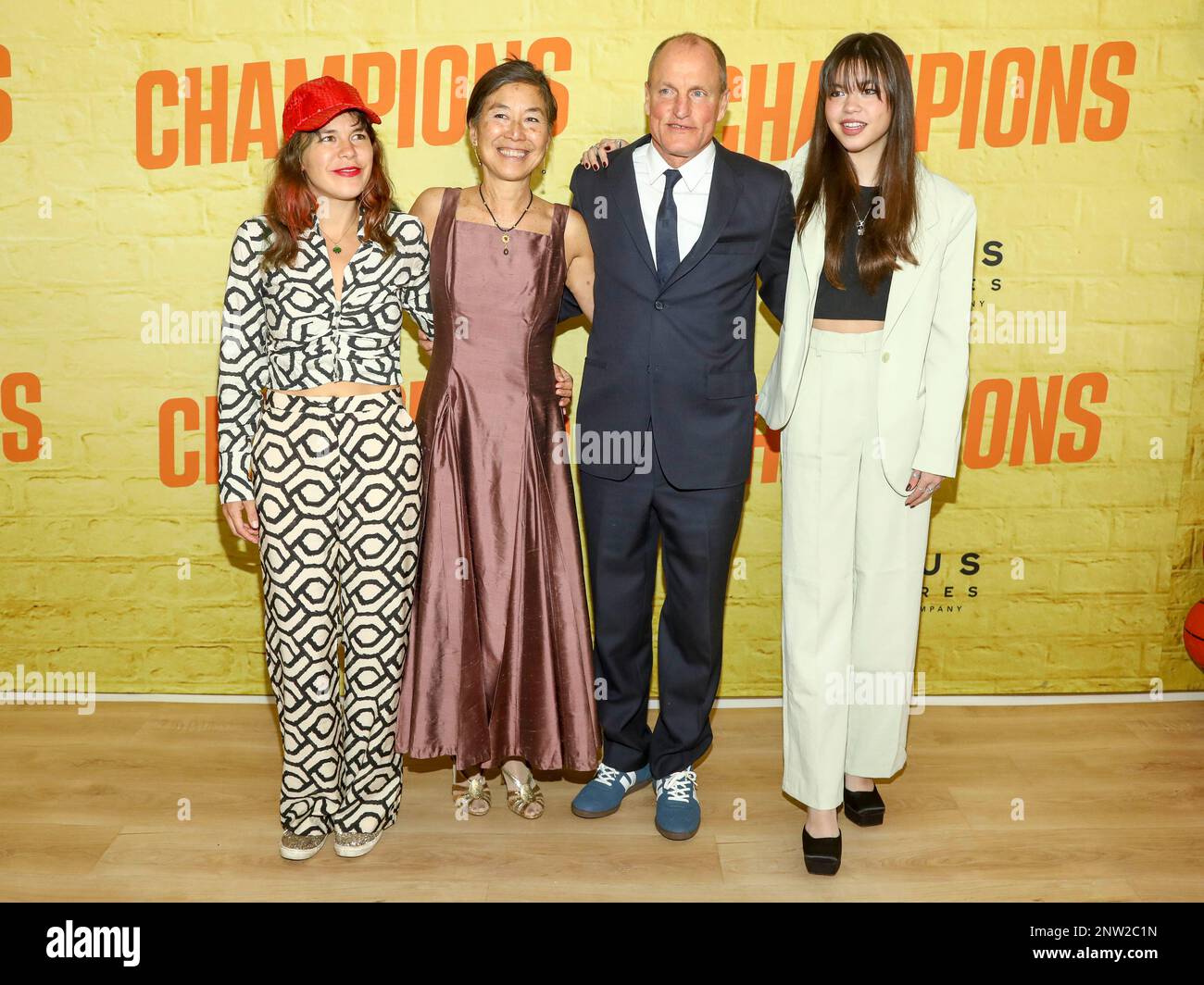 Actor Woody Harrelson attends the premiere of Focus Features ...