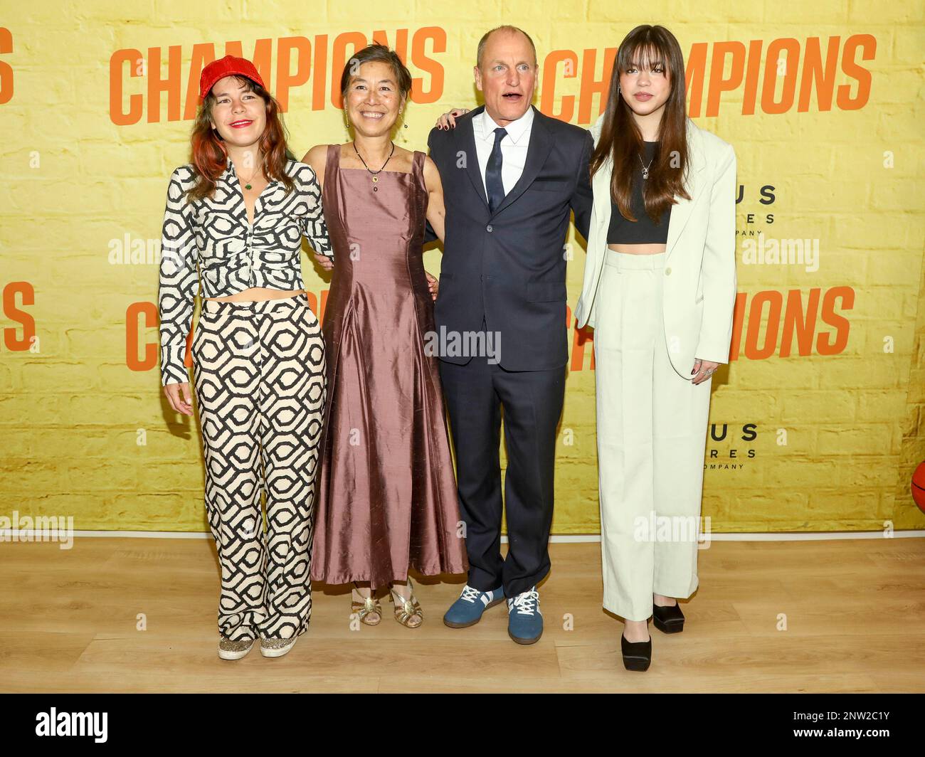 Actor Woody Harrelson attends the premiere of Focus Features ...