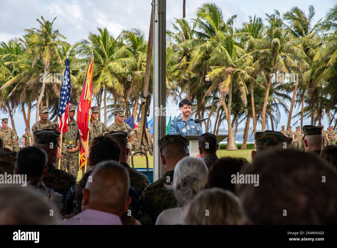 ASAN, Guam (27. Januar 2023) - Vince Blaz, Enkel der verstorbenen ...