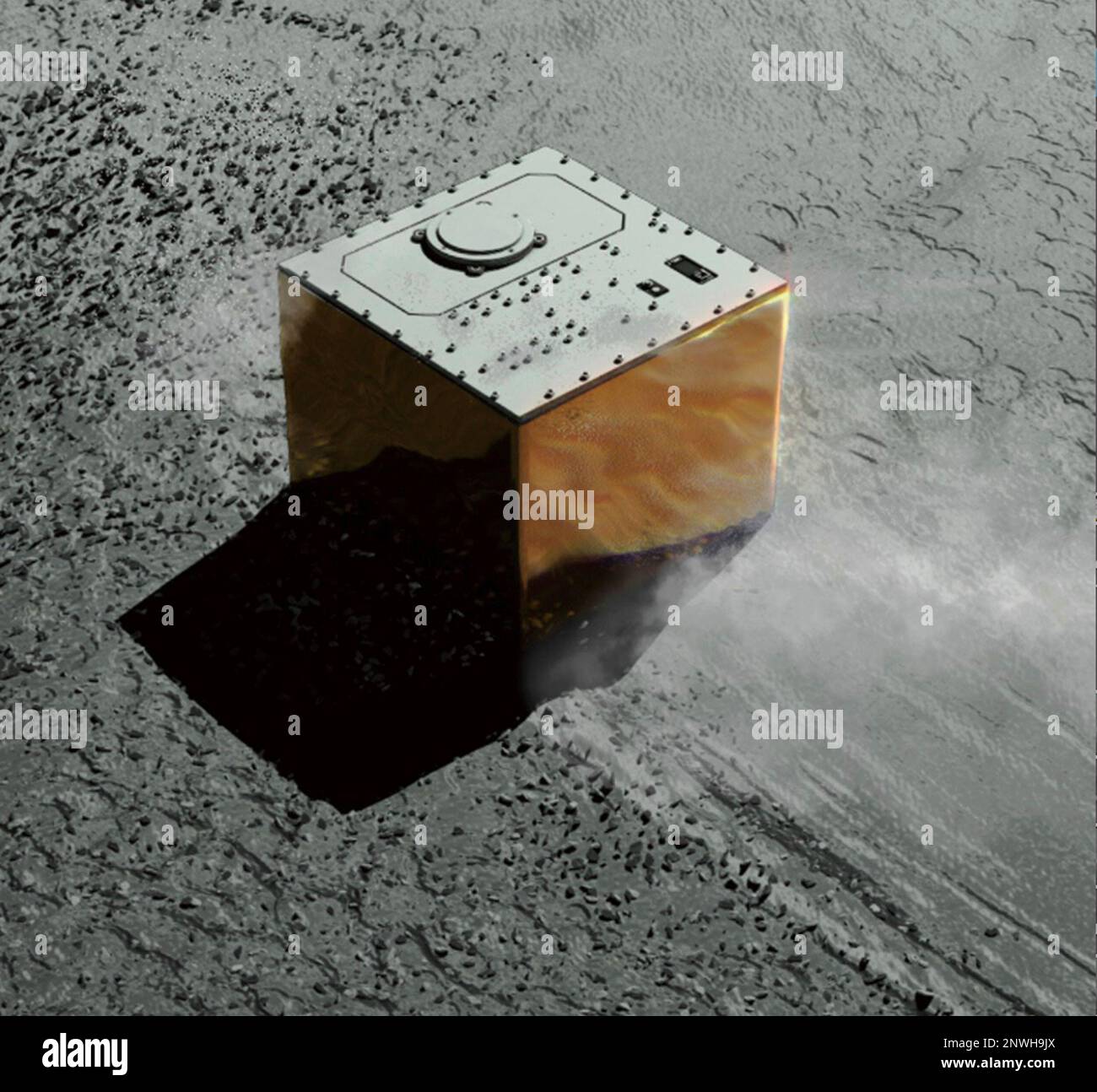 This computer graphic image provided by the Japan Aerospace Exploration ...