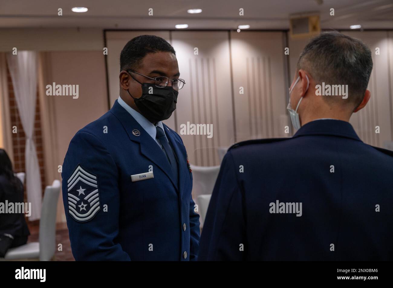 USA Air Force Command Chief Master Sgt. Jerry Dunn, 374. Airlift Wing ...