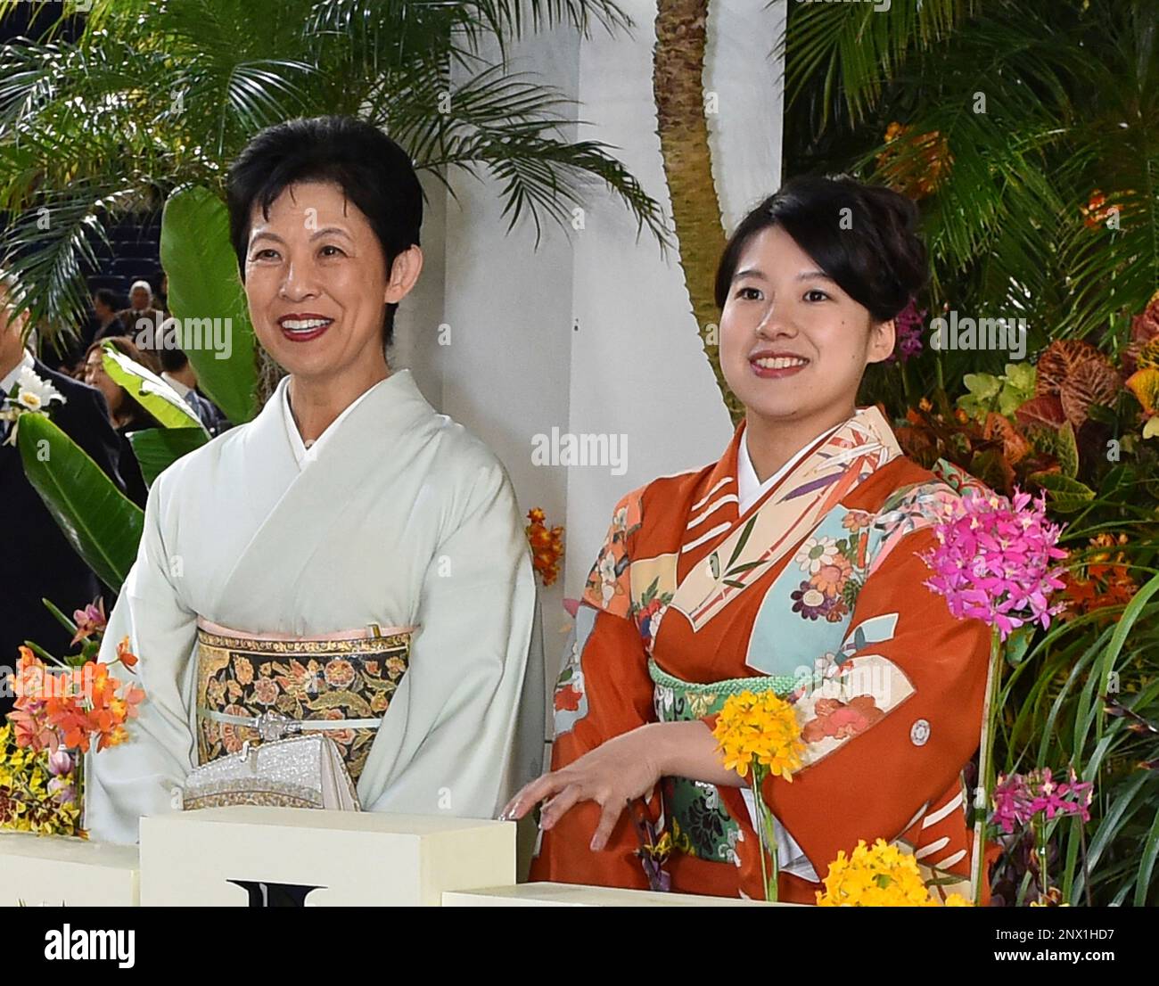 Japan's Princess Ayako of Takamado and her mother Princess Hisako visit ...