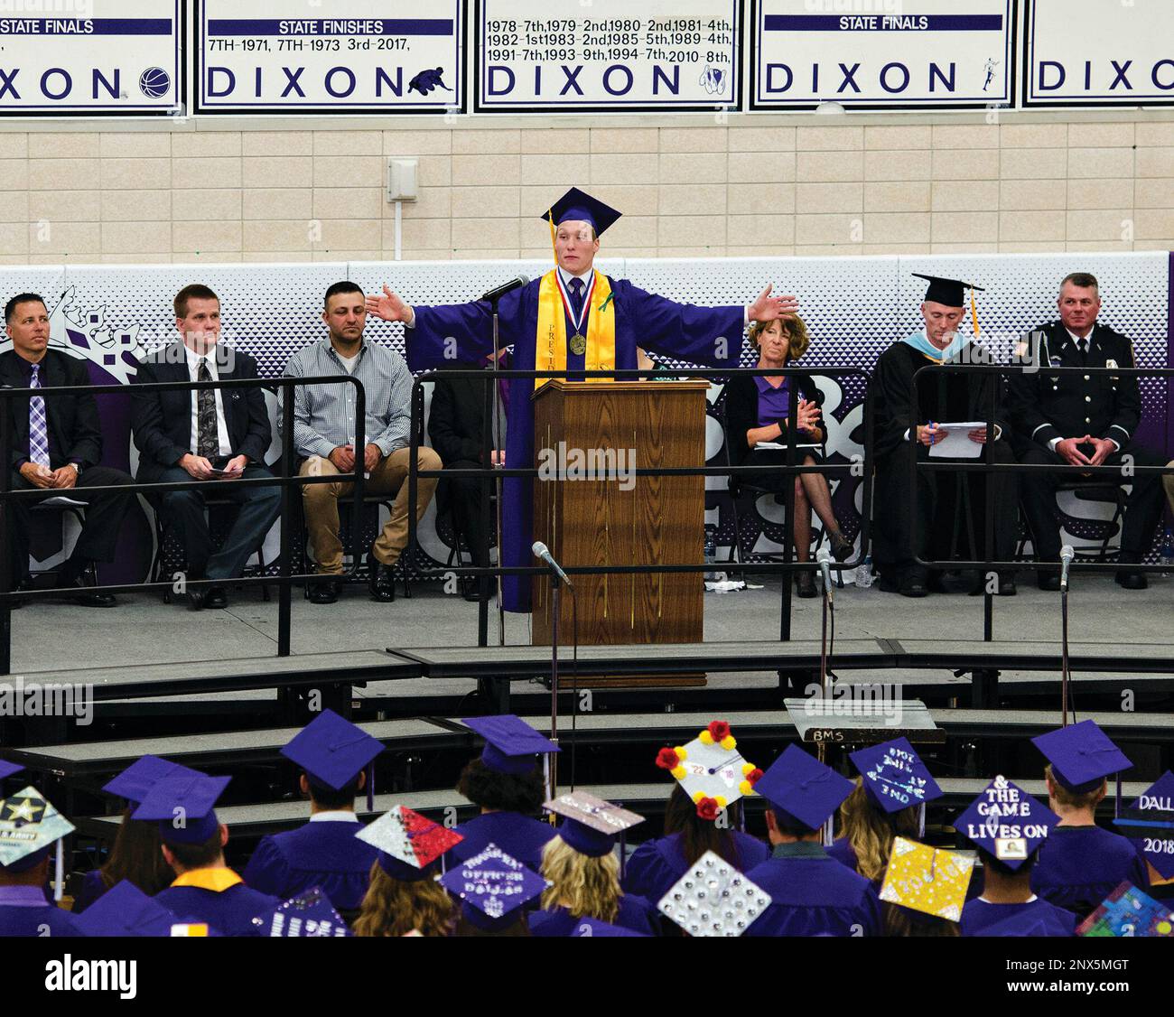 Jared Harrison, valedictorian for Dixon High School's class of 2018 ...