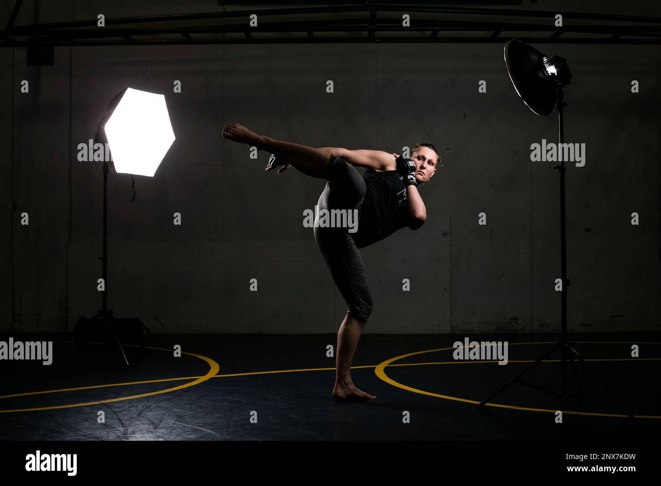 In this Thursday, April 26, 2018 photo, Kelly Clayton poses in Yakima ...