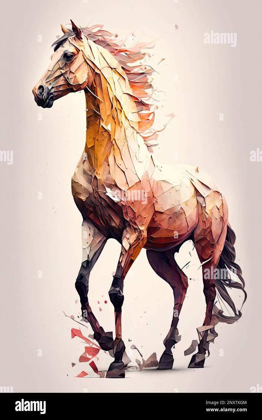 Eine künstliche Intelligenz erzeugte eine Illustration eines ... Eine künstliche Intelligenz erzeugte eine Illustration eines ...