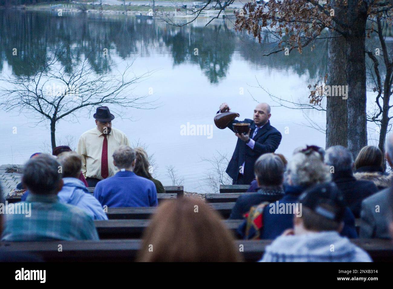 Pastor Jonathan Pickett, left, and Pastor Kenny Smith, both of Pine ...