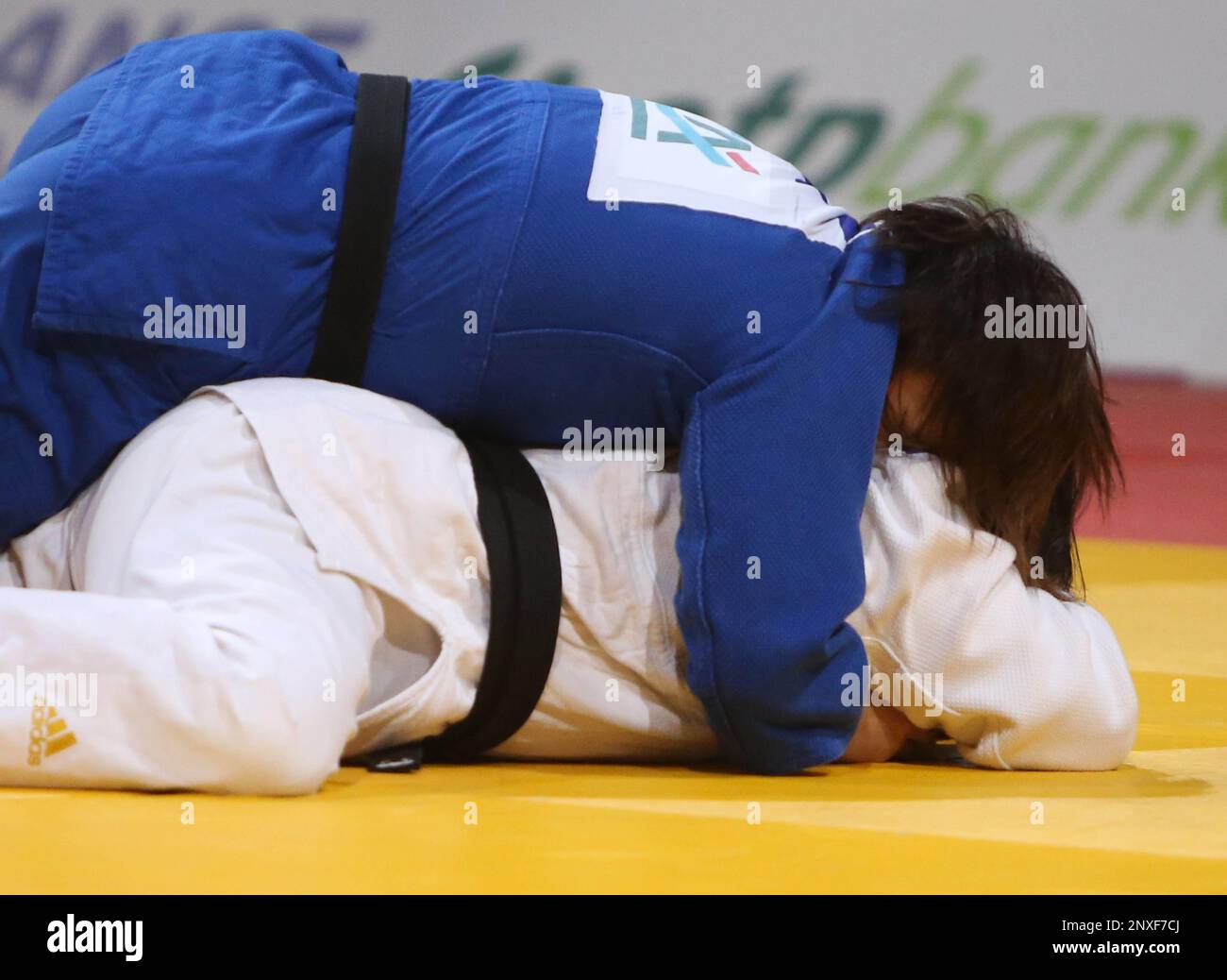 KIM HAYUN von DER REPUBLIK KOREA und AKIBA MAYA von JAPAN während des ...