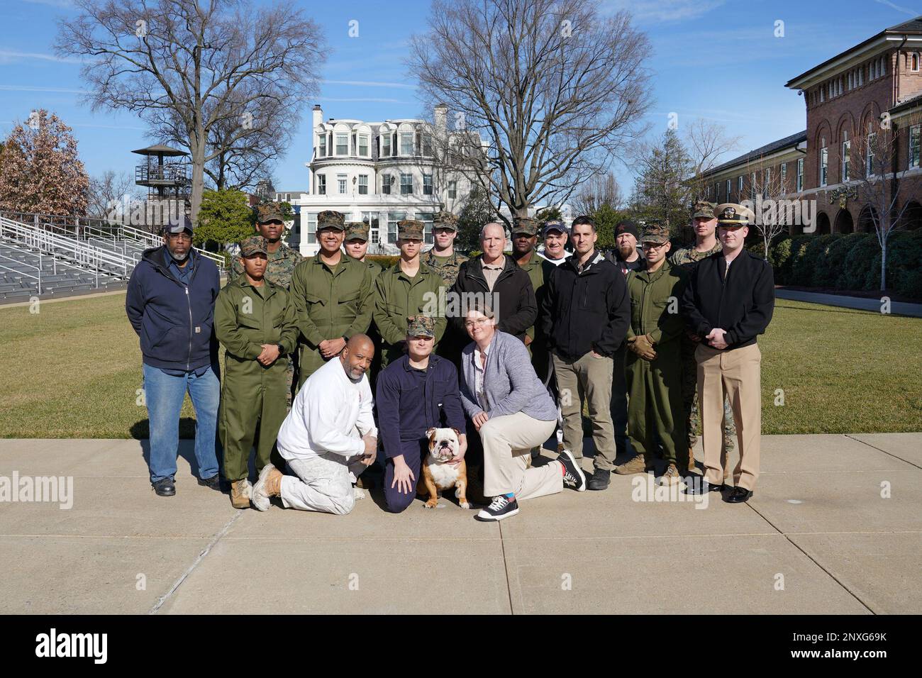 Das NAVFAC Washington Public Works Department in der Marine Barracks ...