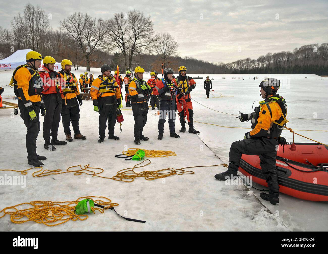 Groups of water rescue teams from all over southwestern Pa. practice ...