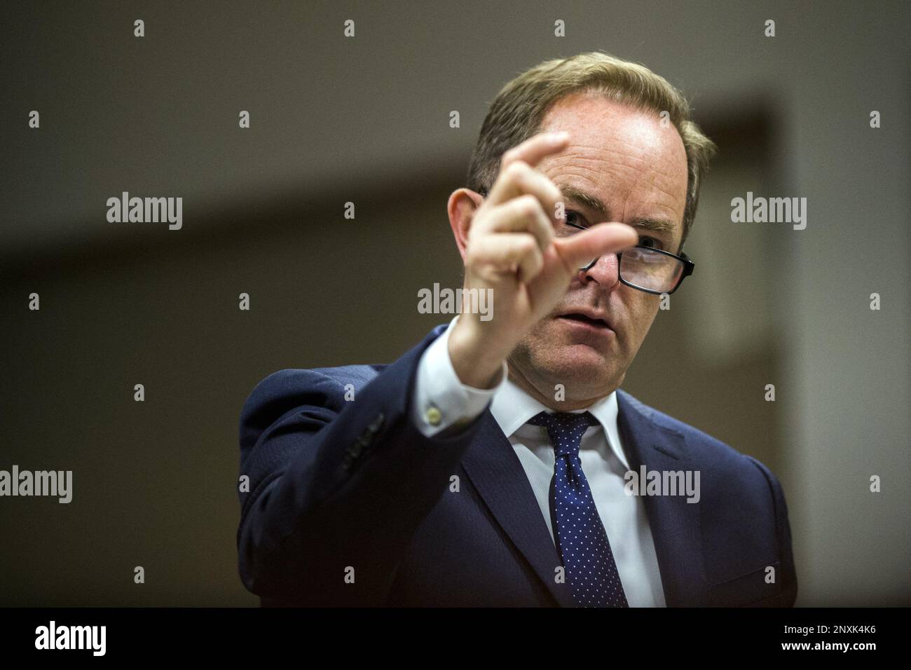 Special Prosecutor Todd Flood questions John O'Brien, division director ...