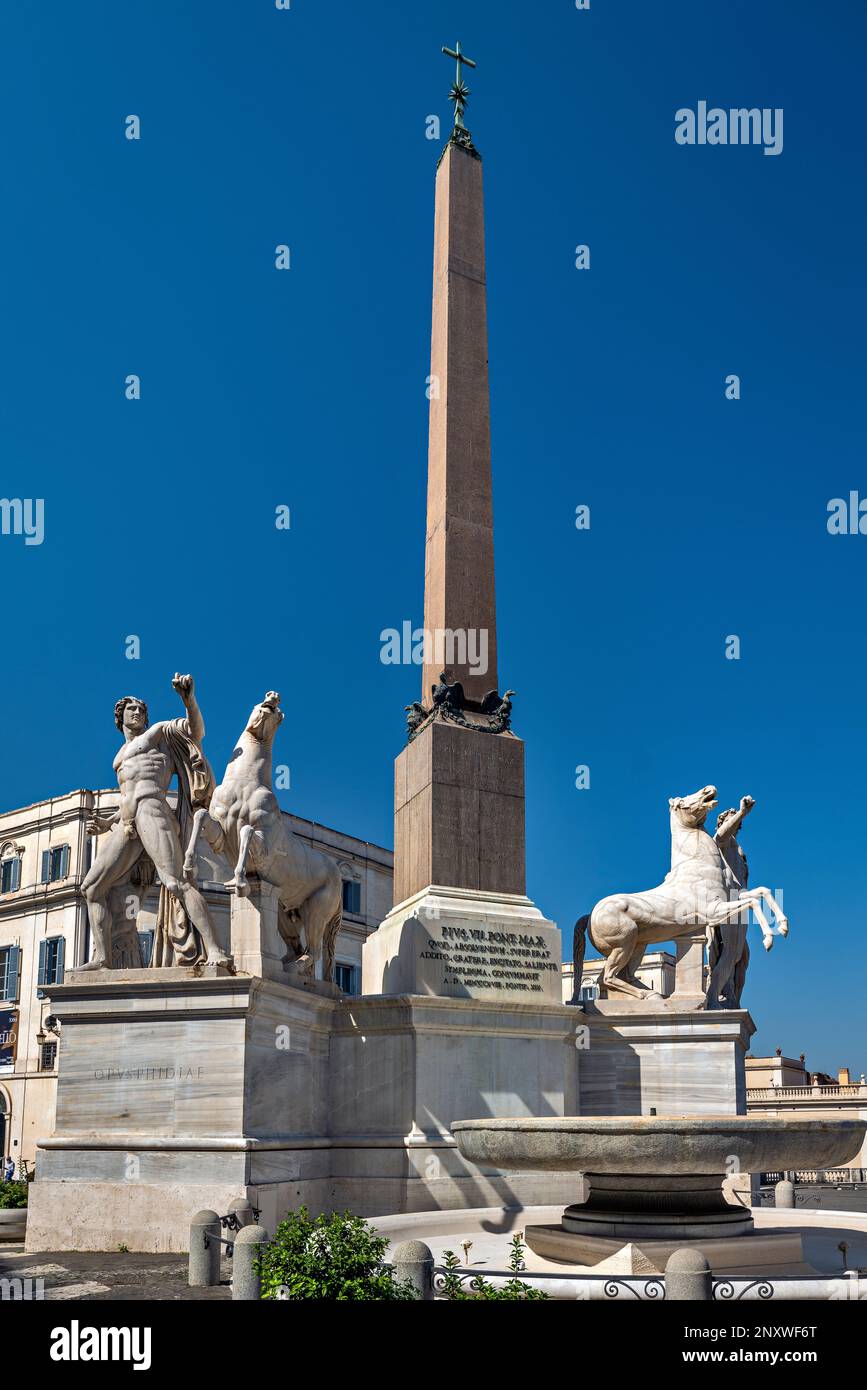 Obelisco piazza del quirinale -Fotos und -Bildmaterial in hoher ...