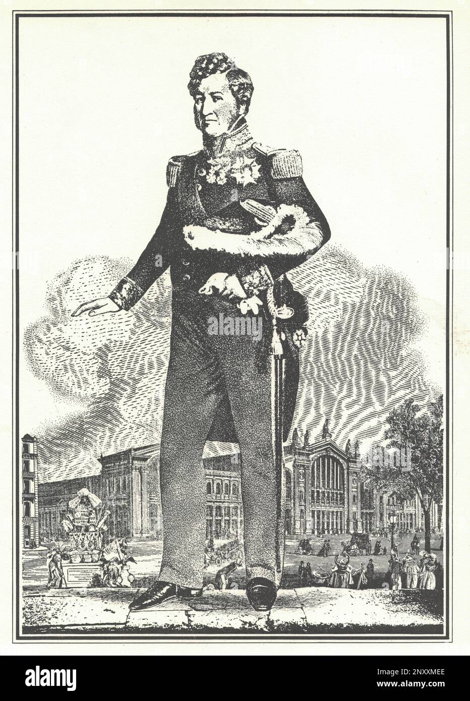 Louis Philippe (6. Oktober 1773 – 26. August 1850) war von 1830 bis 1848 König der Franzosen und ...