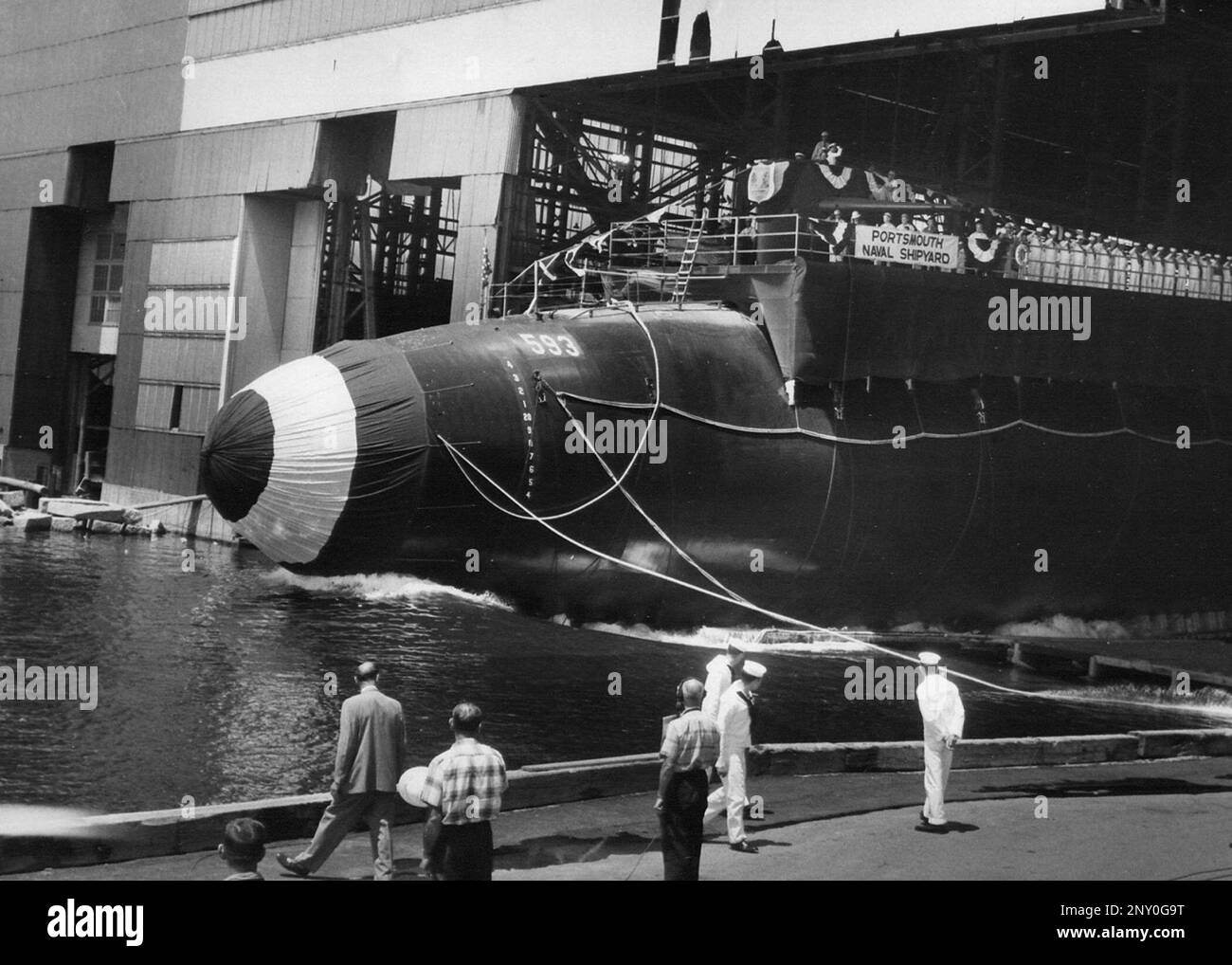 FILE- In this July 9, 1960 file photo provided by the U.S. Navy, the ...