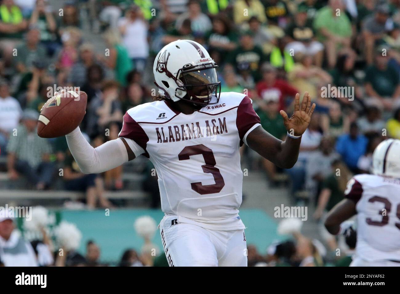 BIRMINGHAM, AL - SEPTEMBER 02: Alabama A&M Bulldogs quarterback Damion ...