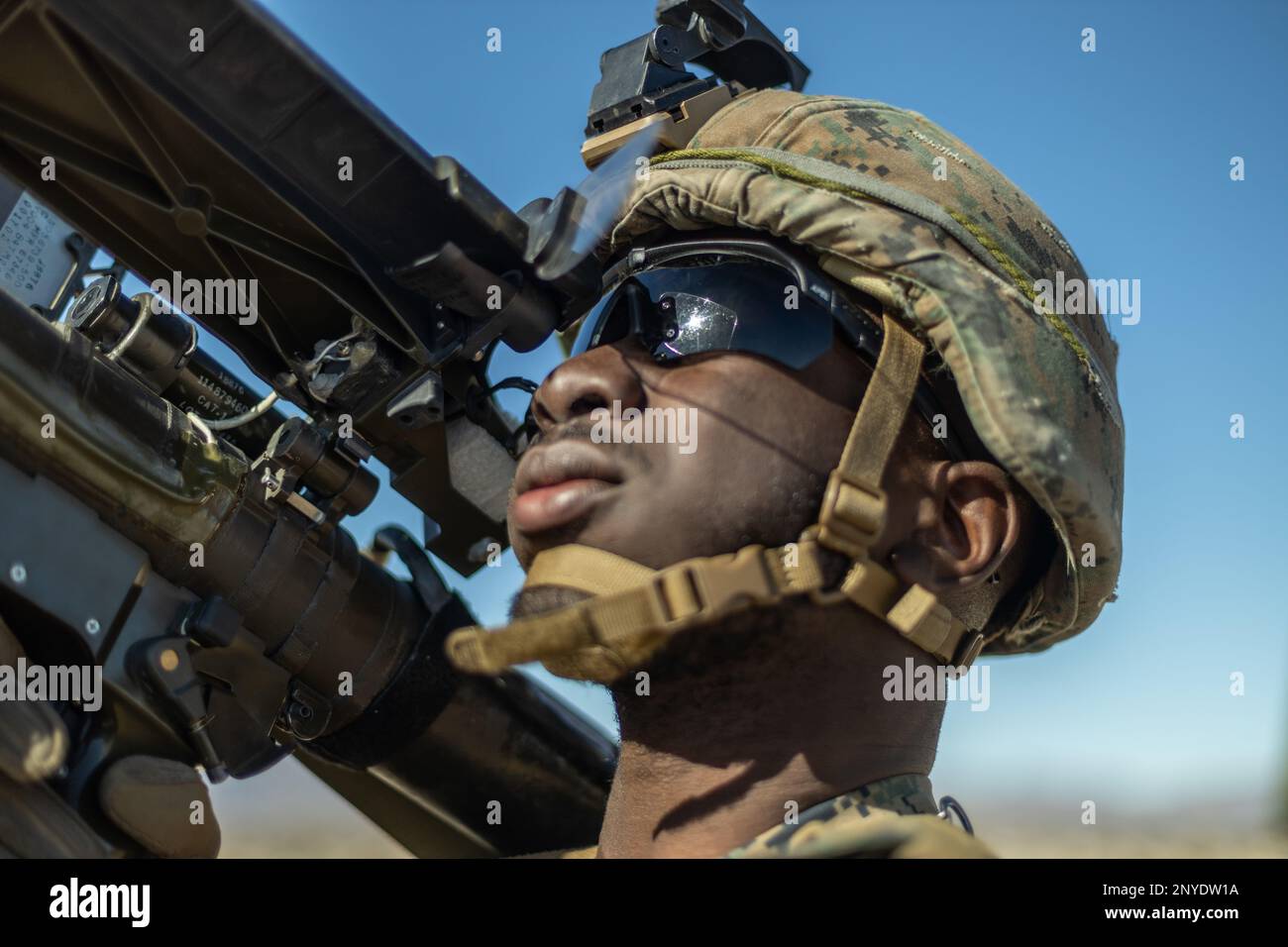 USA Terrell Chandler, ein Flugschütze aus niedriger Höhe mit 3D ...