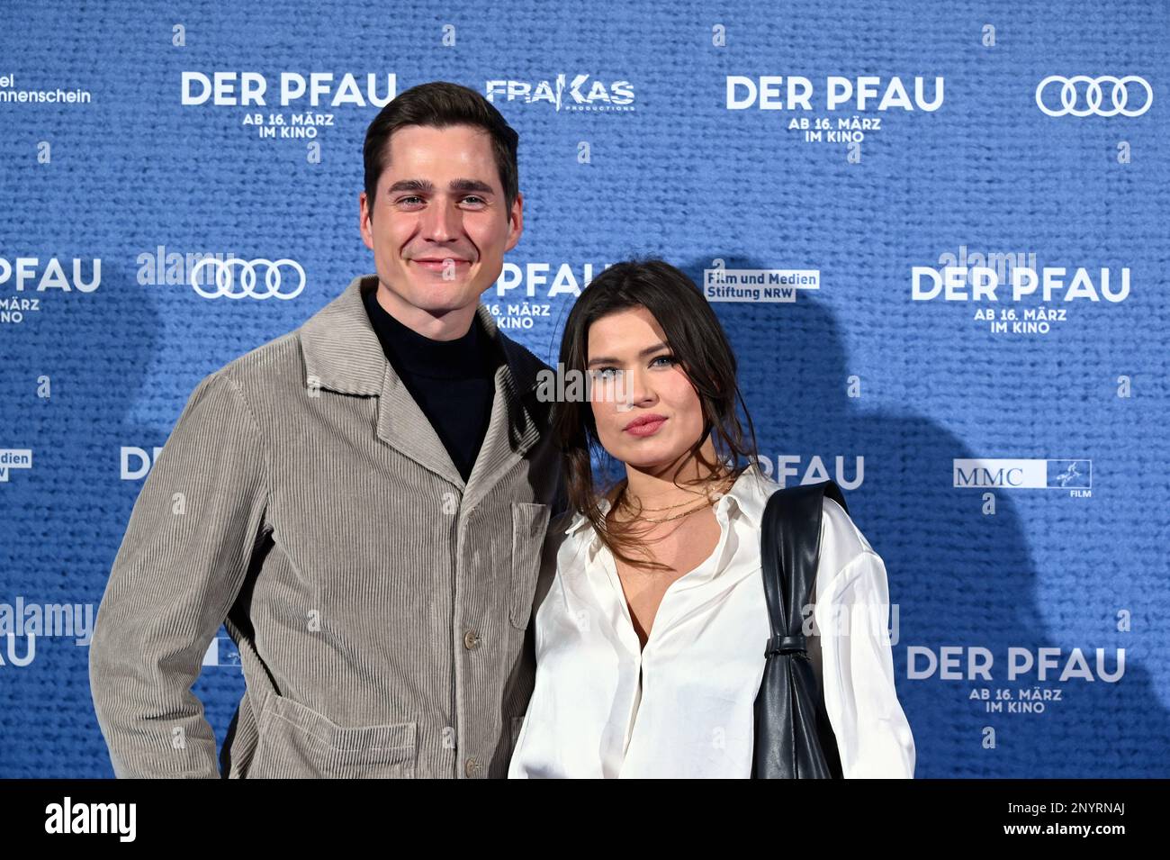 Köln, Deutschland. 01. März 2023. Die Schauspieler Timothy Boldt und ...