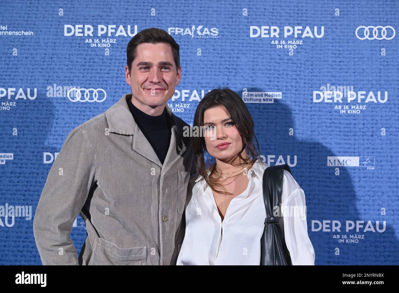 Köln, Deutschland. 01. März 2023. Die Schauspieler Timothy Boldt und ...