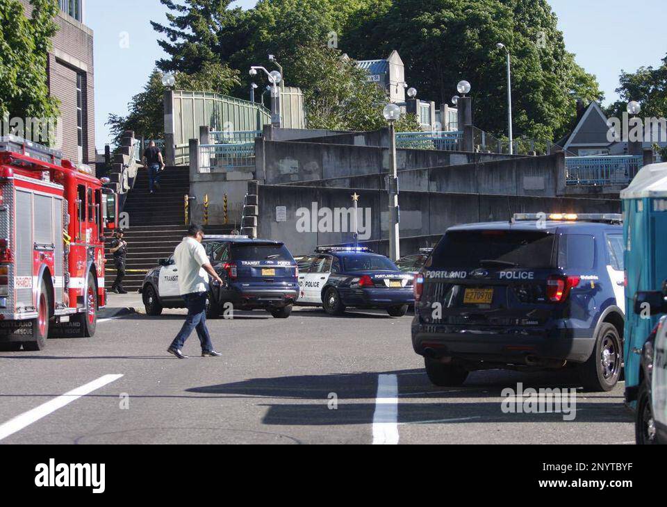Police investigate a deadly stabbing on a Metropolitan Area Express ...