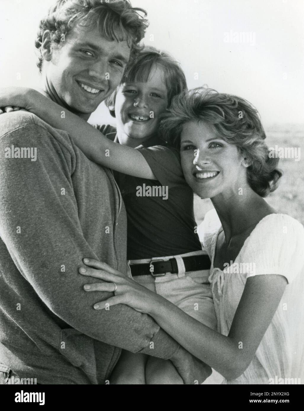 Schauspieler John Schneider und Schauspielerin Leah Ayres und ...