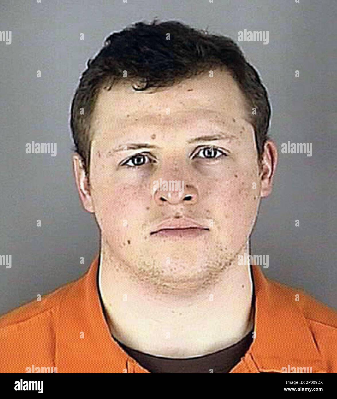 FILE - This undated file photo provided by the Hennepin County Jail in ...