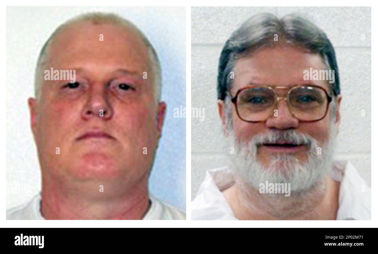 FILE - This combination of file photos provided by the Arkansas ...