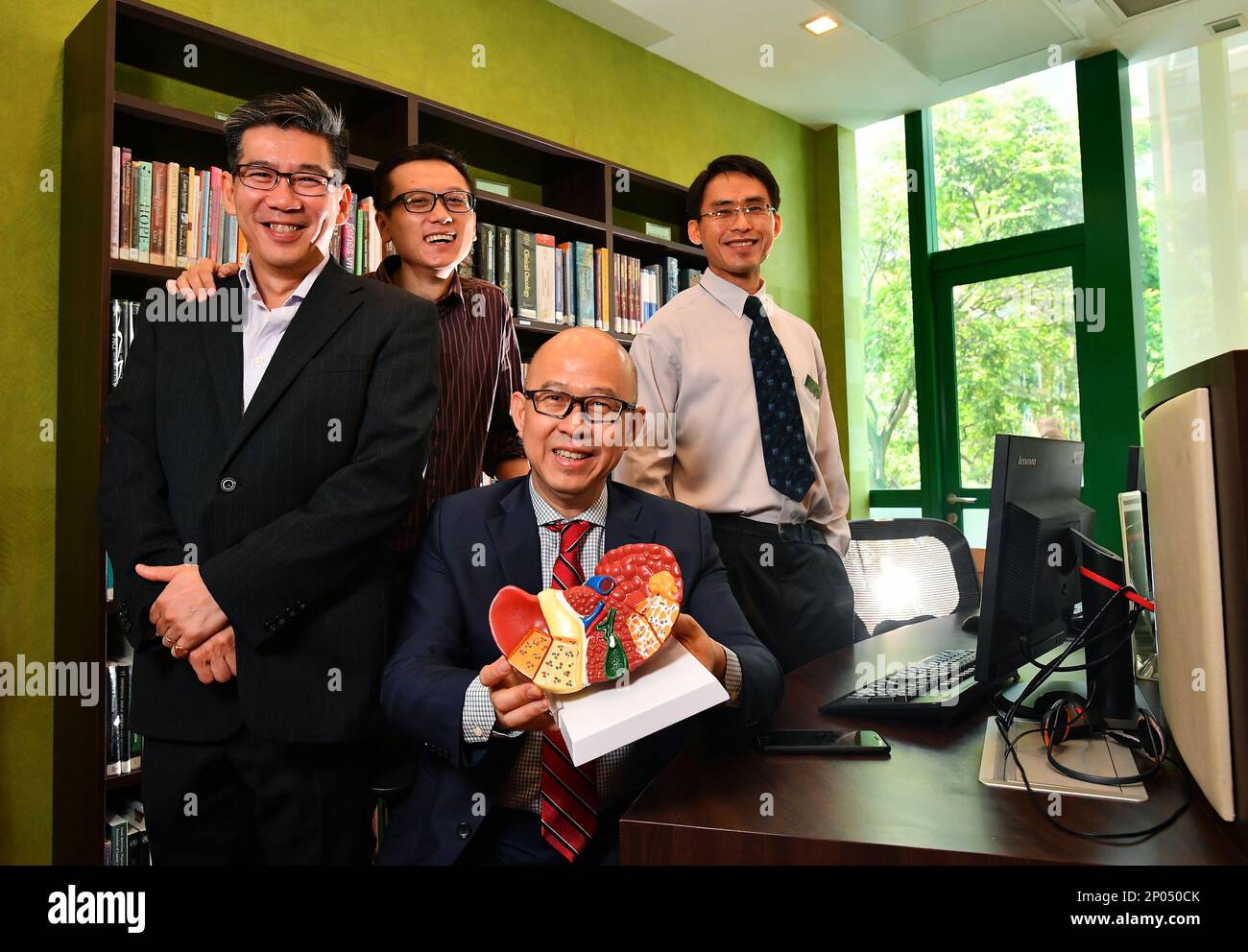 (From left) Associate Professor Roger Foo, Group Leader in Human ...
