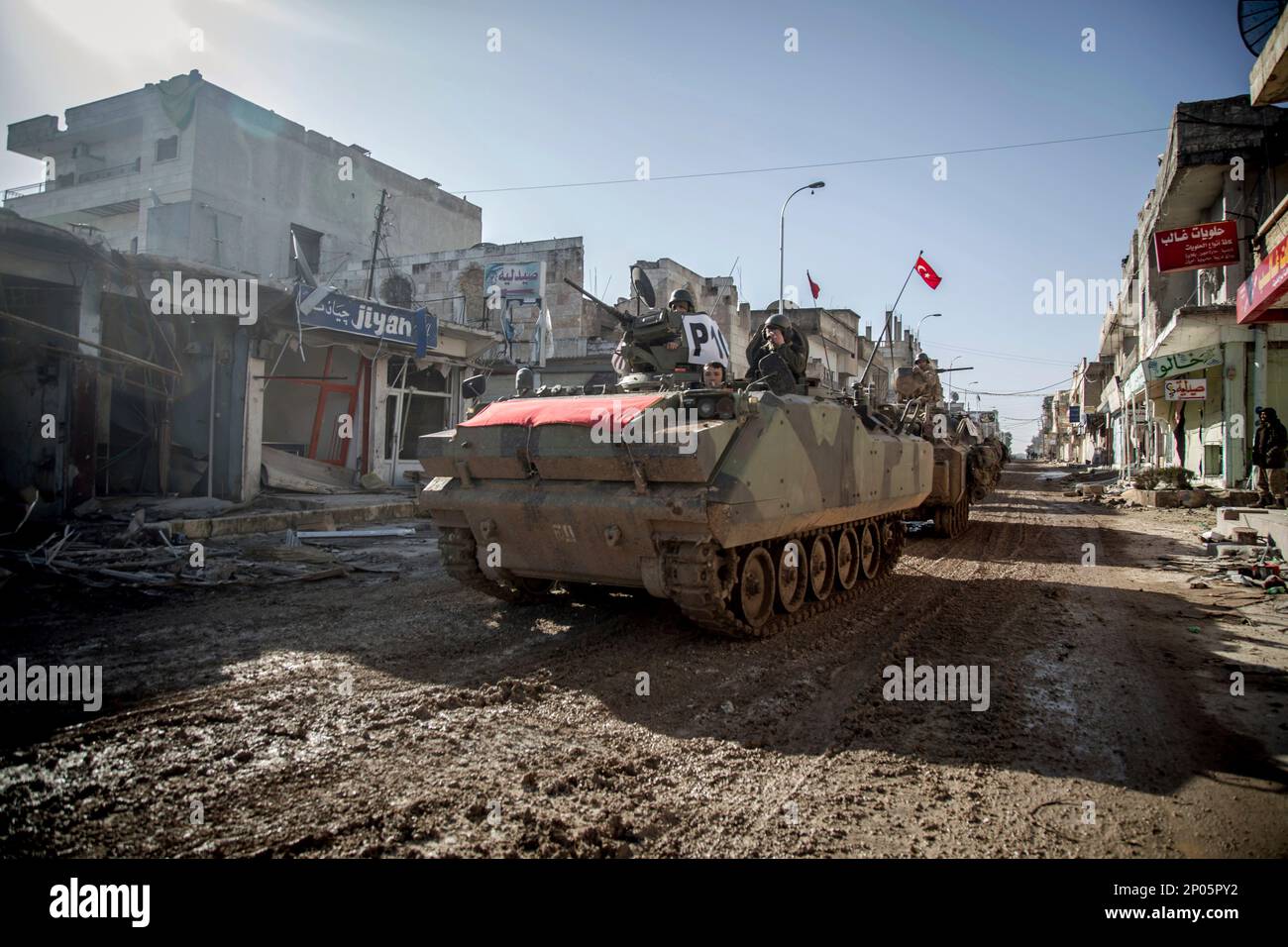 FILE - In this February 22, 2015, file photo, the Turkish army's ...