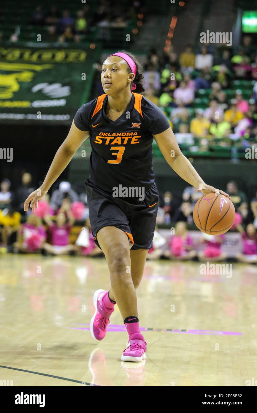 WACO, TX - FEBRUARY 18: Oklahoma State Cowgirls forward/center Mandy ...