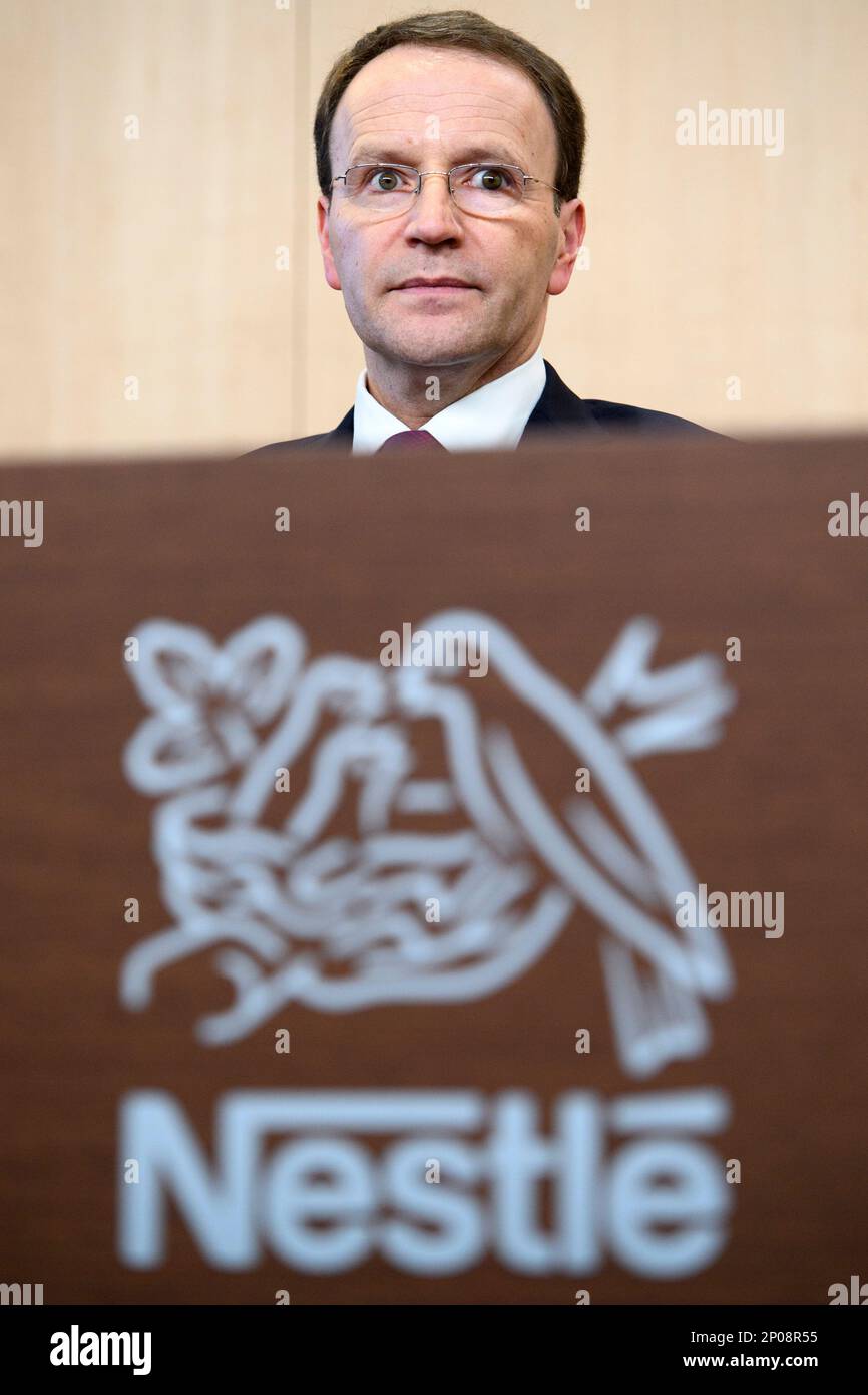 Nestle S New Ceo Ulf Mark Schneider Attends The 2016 Full Year Results