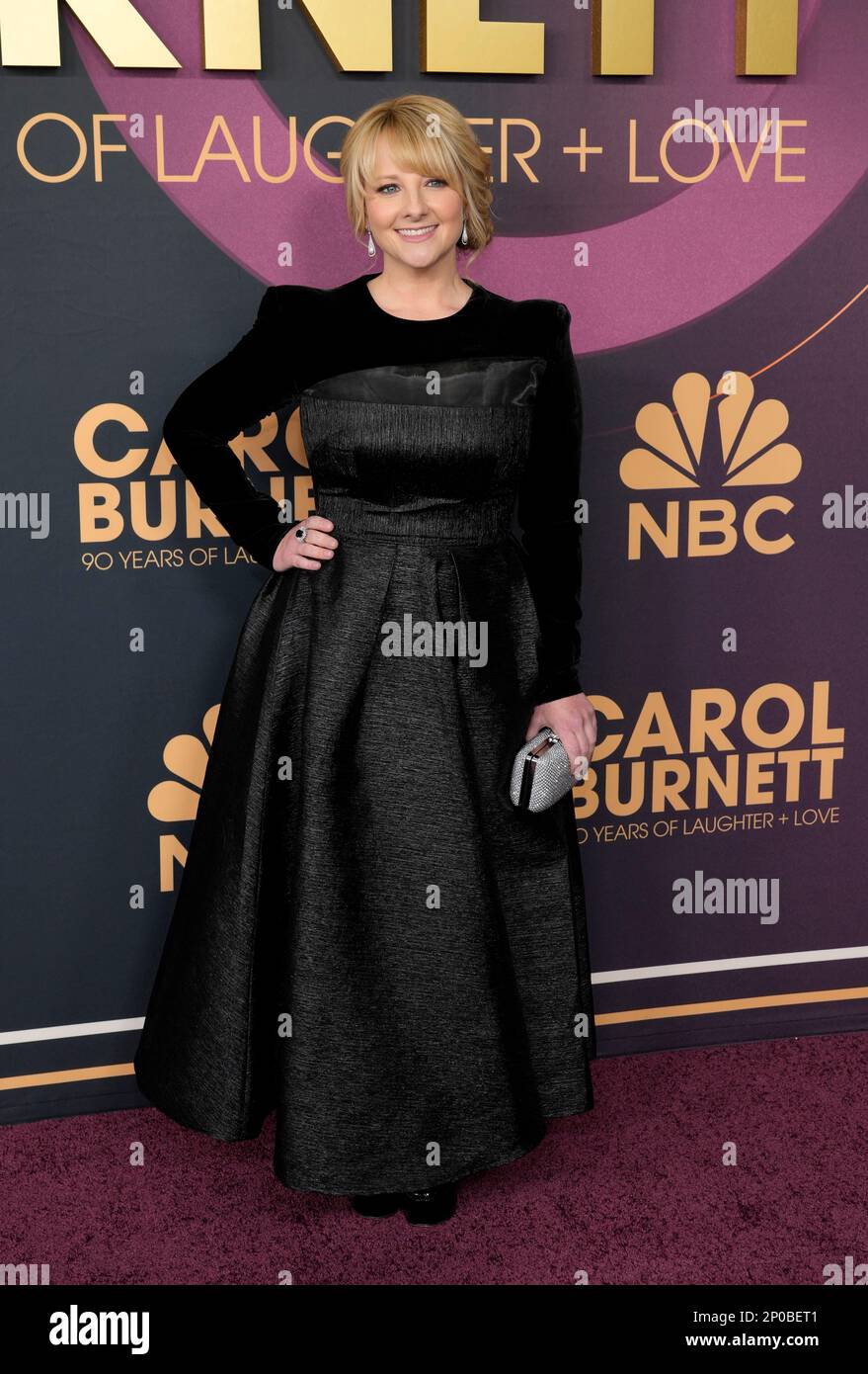 Melissa Rauch arrives for the filming of the NBC television special ...