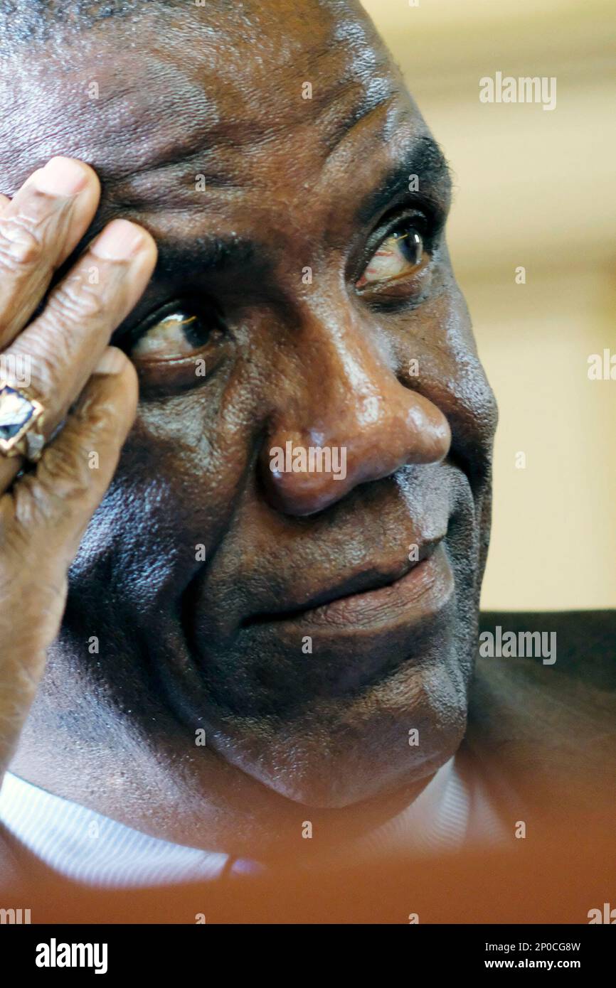 New Sen. Lionell Spruill, Sr. , D-Chesapeake, listens during the ...