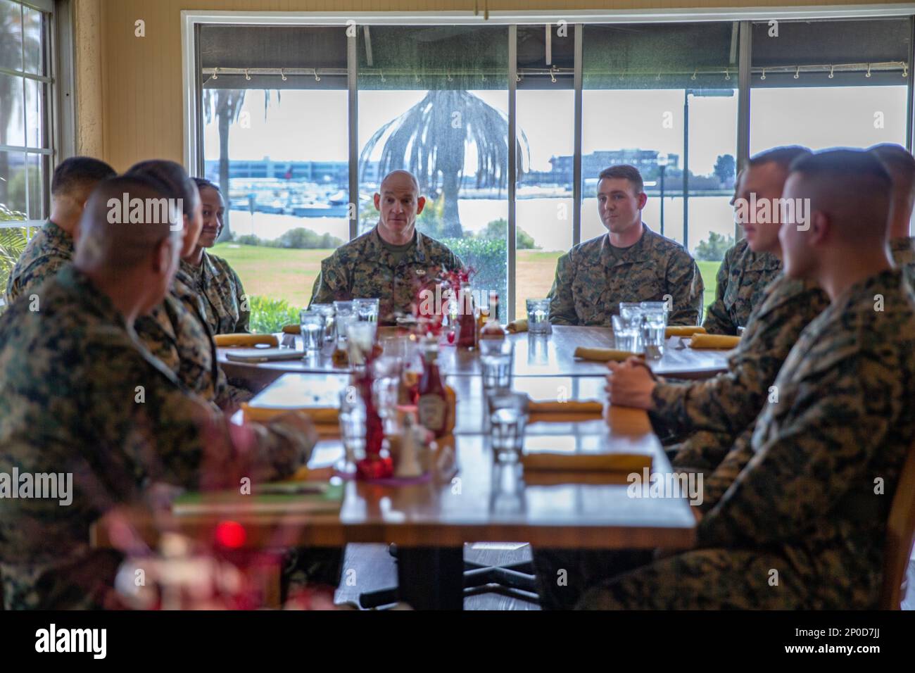 USA Marinekorps Sergeant Major Troy E. Black, Sergeant Major des ...