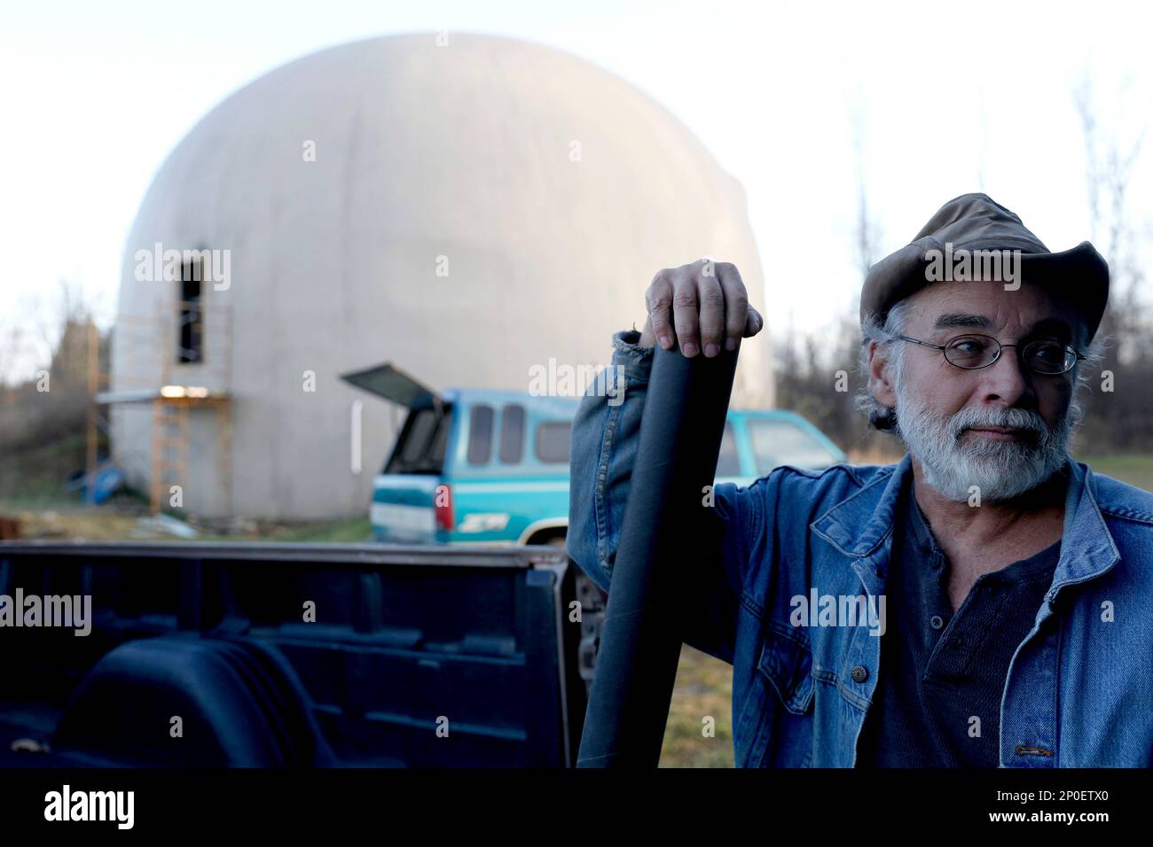 In this Nov. 29, 2016 photo, Wayne Price, 60, holds the blueprints of ...