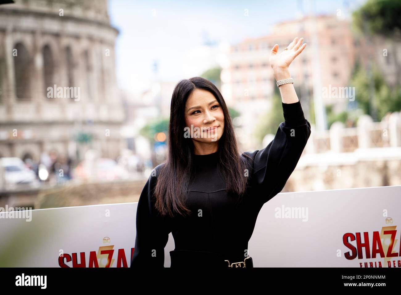 Rom, Italien, 02. März 2023, Zachary Levi, Rachel Zegler, Lucy Liu ...