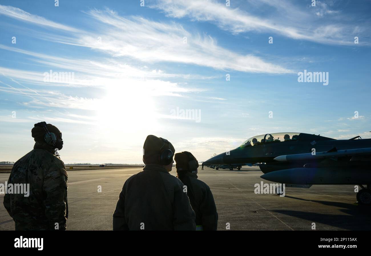 USA Air Force Airmen mit dem 177. Fighter Wing der New Jersey Air ...