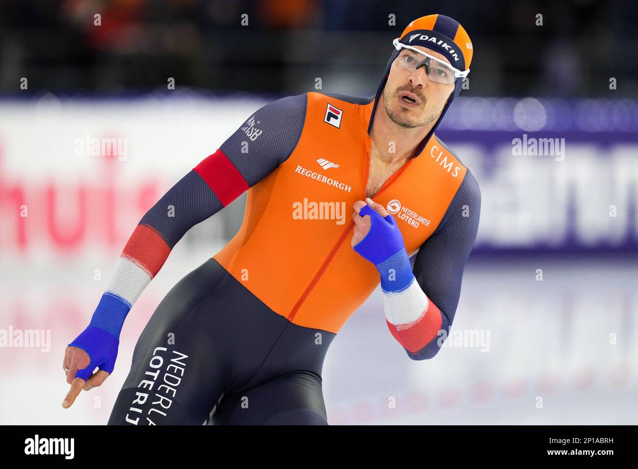 HEERENVEEN, NIEDERLANDE - MÄRZ 3: Hein Otterspeer der Niederlande tritt am 3. März 2023 bei der ...