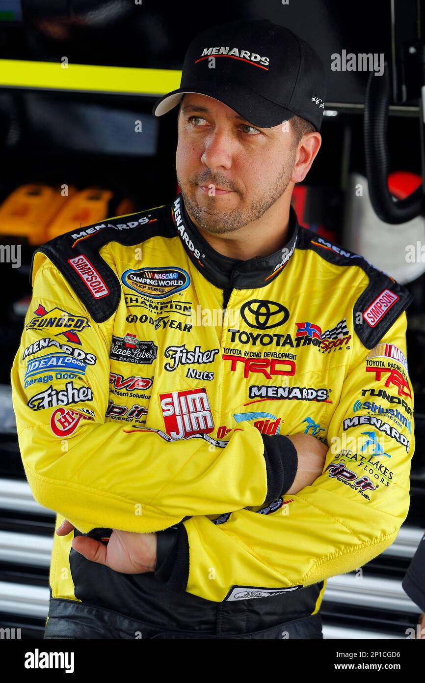 Matt Crafton during practice for the NASCAR Truck Series JACOB ...
