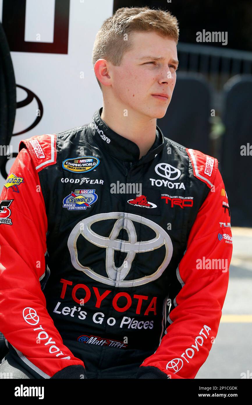 Matt Tifft during practice for the NASCAR Truck Series JACOB Companies ...