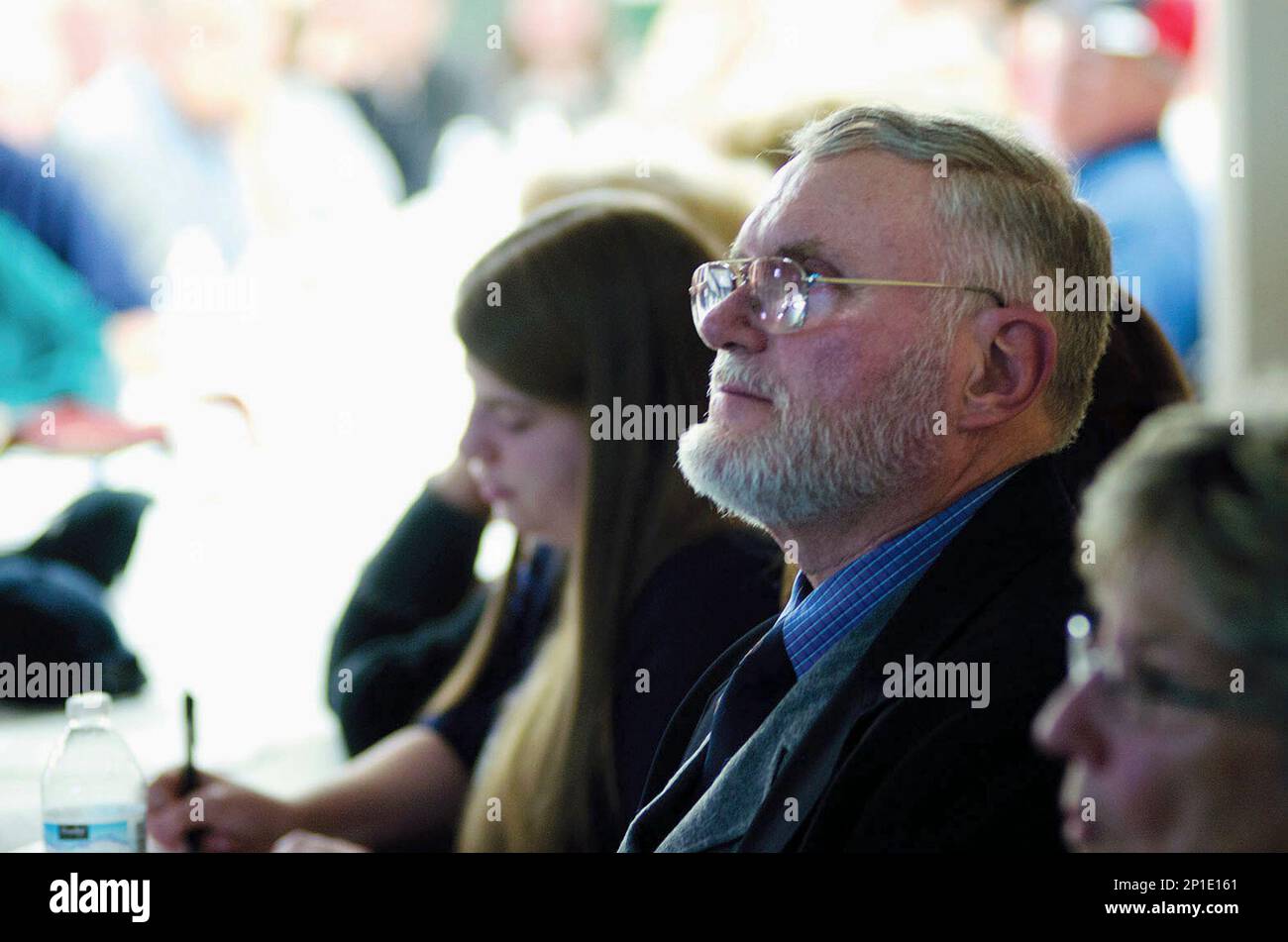 In this April 11, 2016 photo, John Thiel, the great-nephew of Frank ...