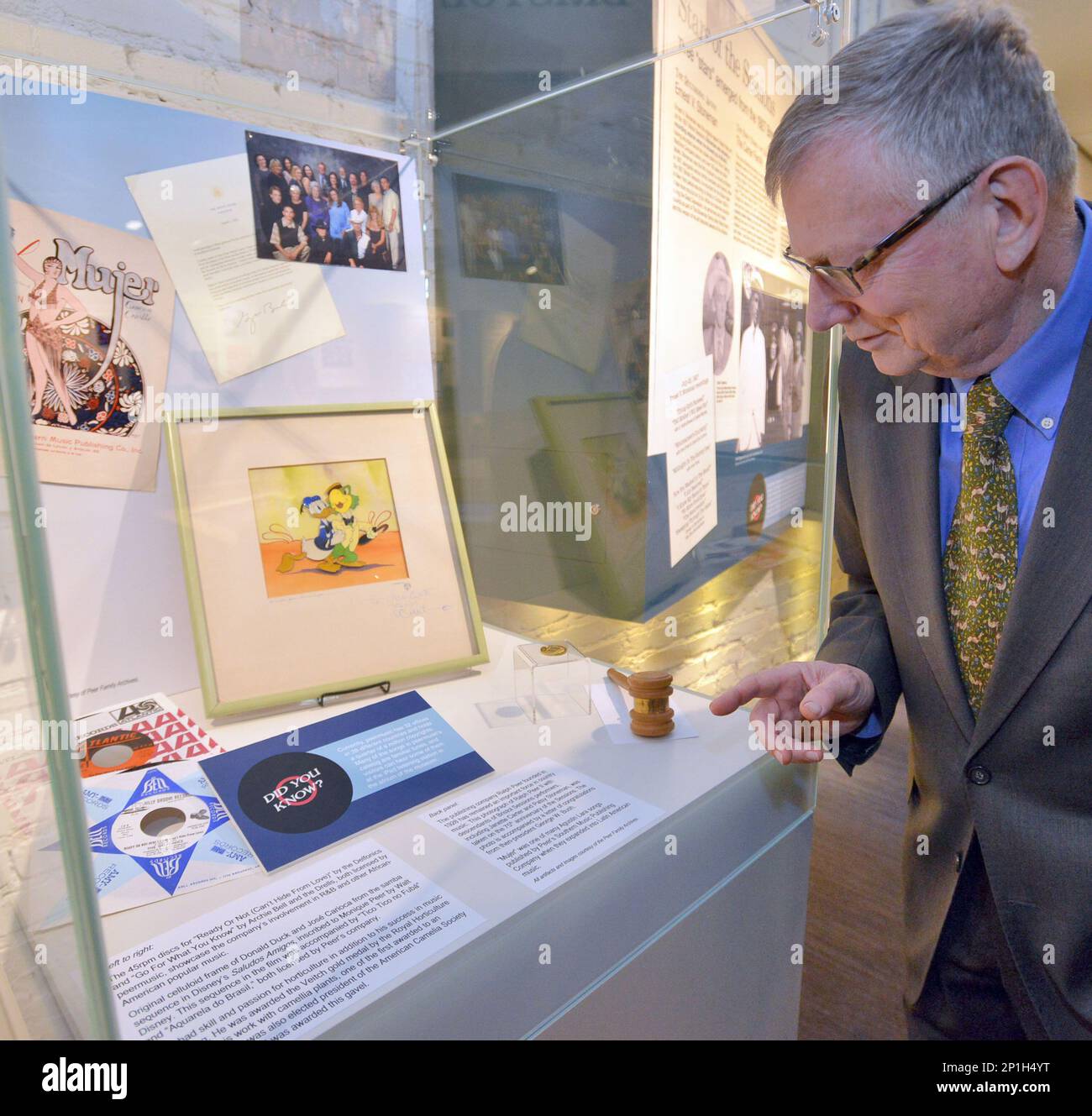 Ralph Peer II, the current Chair and CEO of Peermusic, looks at some of ...