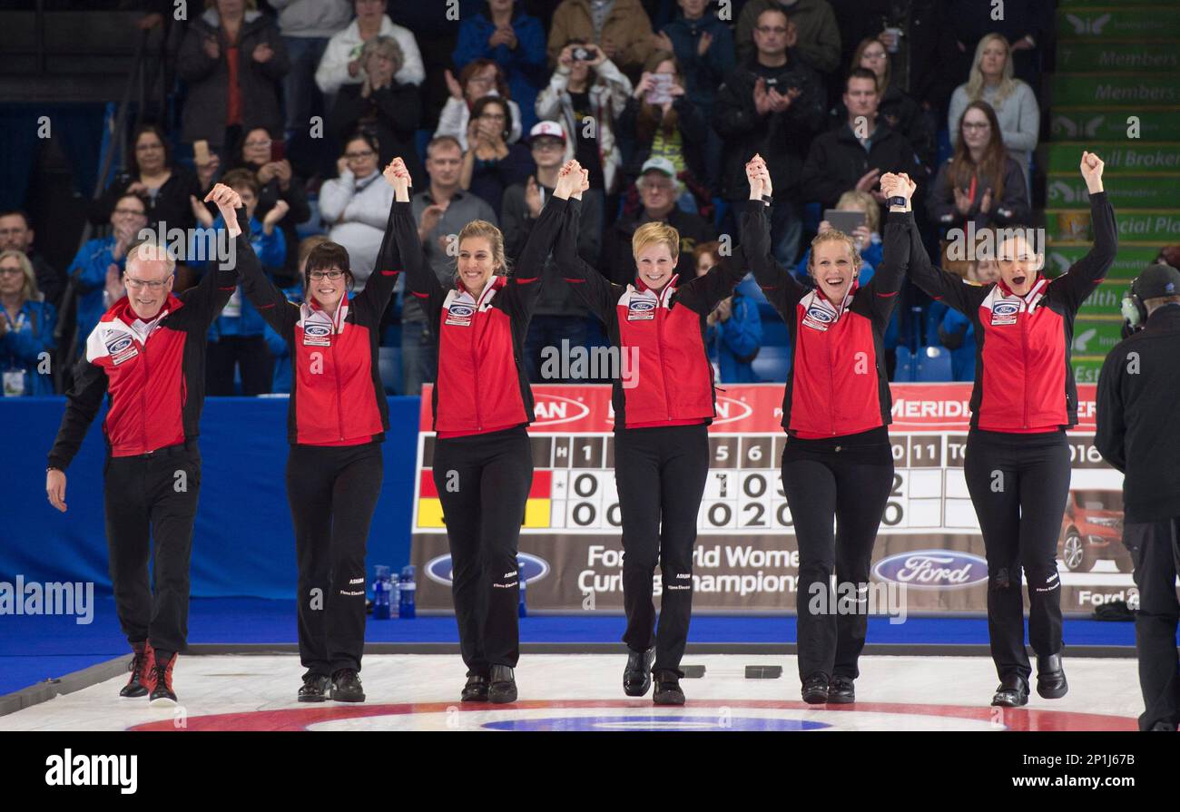 Team Switzerland's Al Moore, left to right, Carole Howald, Christine ...