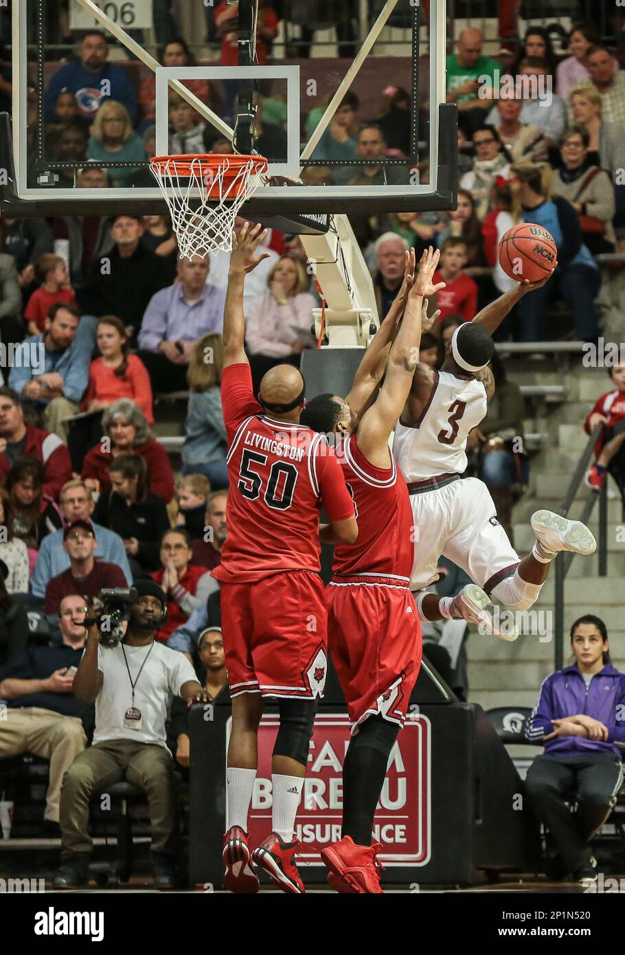 March 1, 2016: Arkansas Little Rock Trojans guard Josh Hagins (3 ...