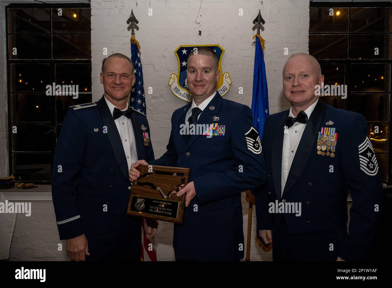 Oberst Stephen Lanier, 916. Kommandant des Luftwaffenverbandes, Und ...