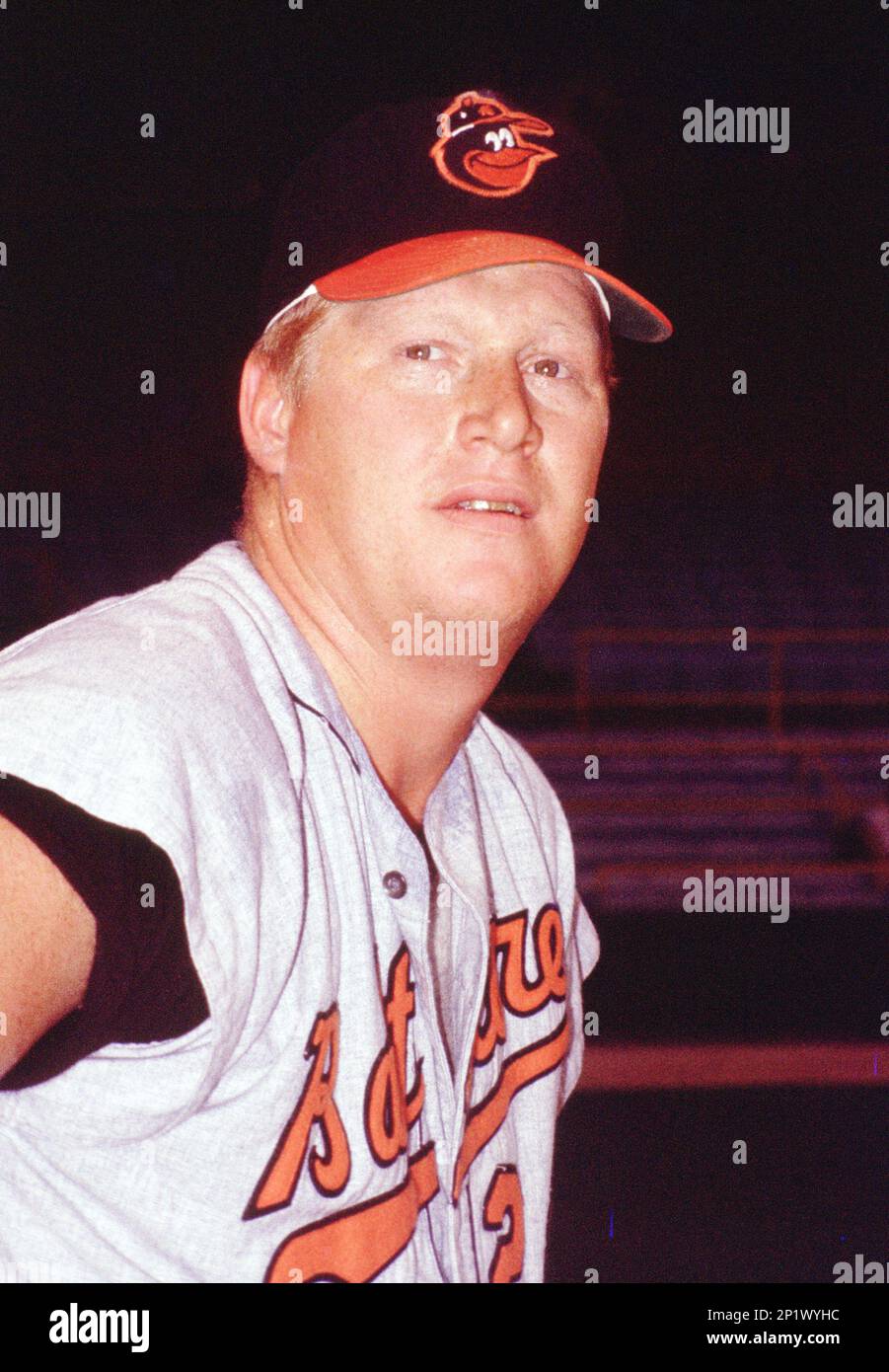Baltimore Orioles Boog Powell (26) portrait from a game from his 1970 ...